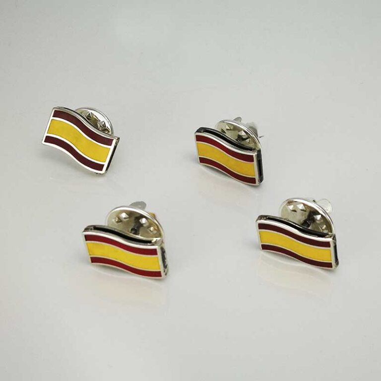 Comprar Pin de Plata Bandera de España online - Pins R. Durán Joyeros